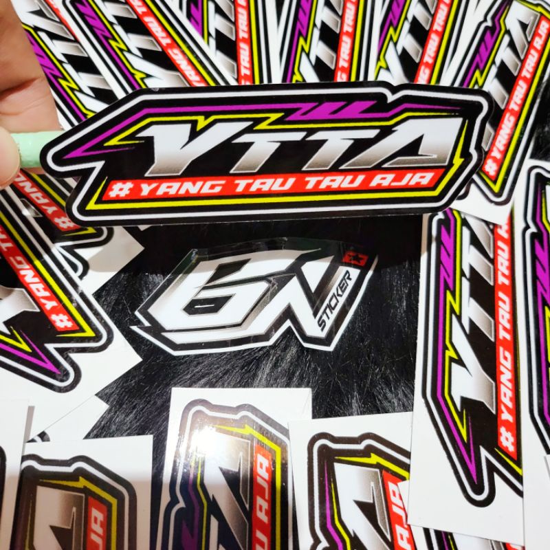 Jual stiker kata2 viral YTTA | Shopee Indonesia