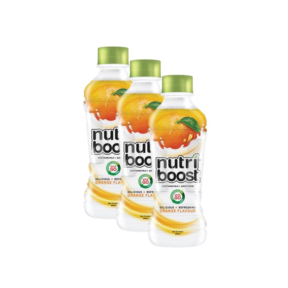 Jual Minute Maid Nutriboost Orange Pet 3 x 300 mL | Shopee Indonesia