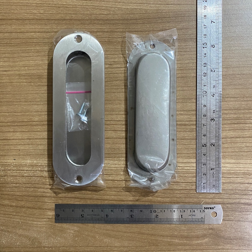 Jual Comen Oval Handle Tanam Pintu Sliding Handle Tanam Oval Stainless ...