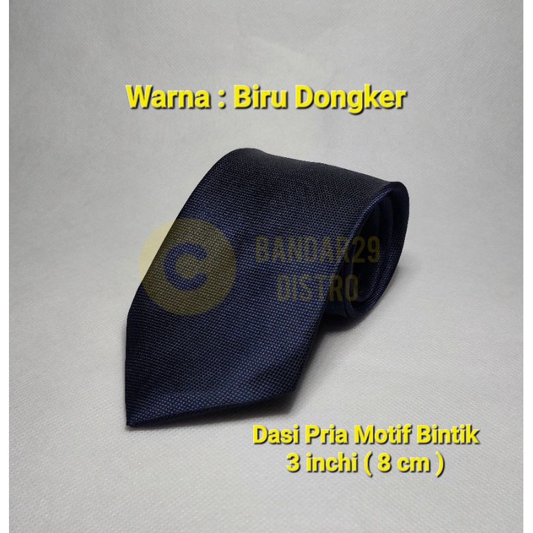 Jual Dasi Pria Panjang Motif Bintik Lebar 3 Inchi ( 8 Cm ) - Warna Biru ...