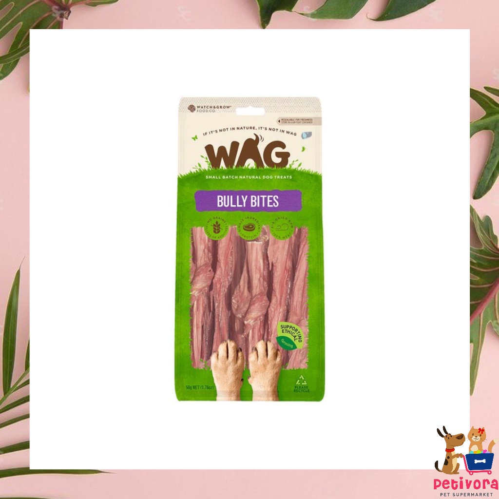 Jual WAG Bully Bites S Air Dried Dog Chew Treats Snack Cenilan Sehat ...