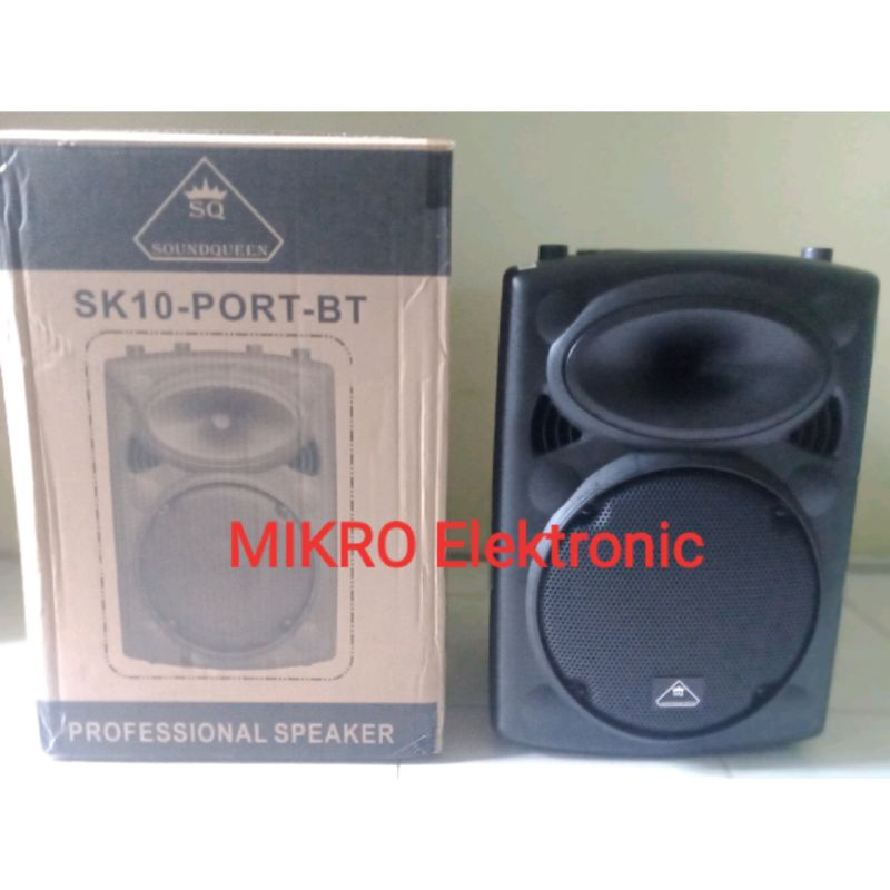 Jual Speaker Portable SOUNDQUEEN SK10 Port BT 10 inch SK 10 PORT BT ORIGINAL | Shopee Indonesia