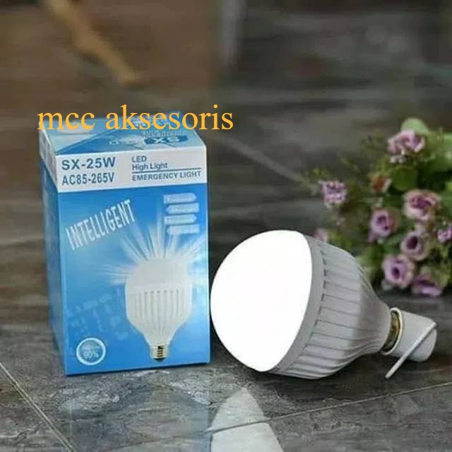Jual Lampu Bohlam Emergency Led Sentuh SX 25 Watt lampu smart | Shopee ...