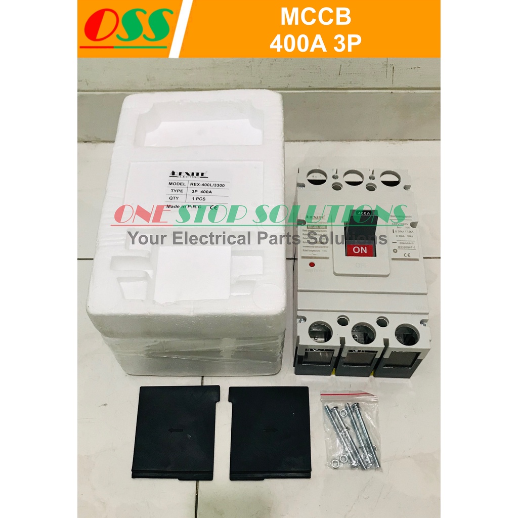 Jual MCCB MCB UNIV ELECTRICAL UNV-400L 3300 400A 400 AMPERE 3P 3 POLE ...
