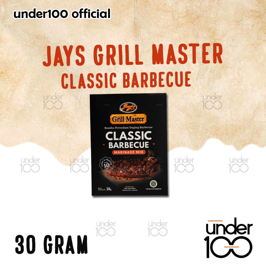 Jual Under100 Jay’s Kitchen Jays Grill Master – Spice Blend 20g | 30g ...