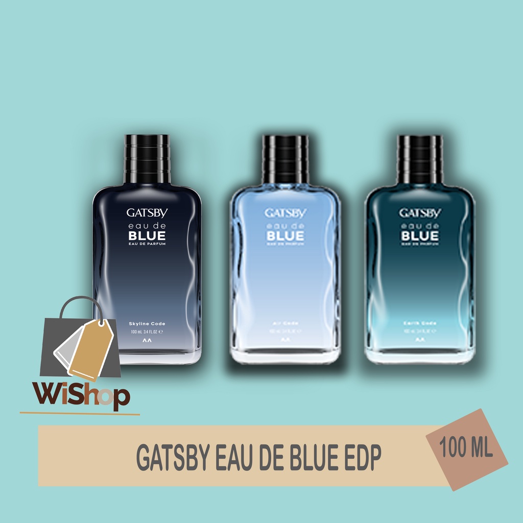 Jual GATSBY EAU DE BLUE PARFUM 100ML | Shopee Indonesia