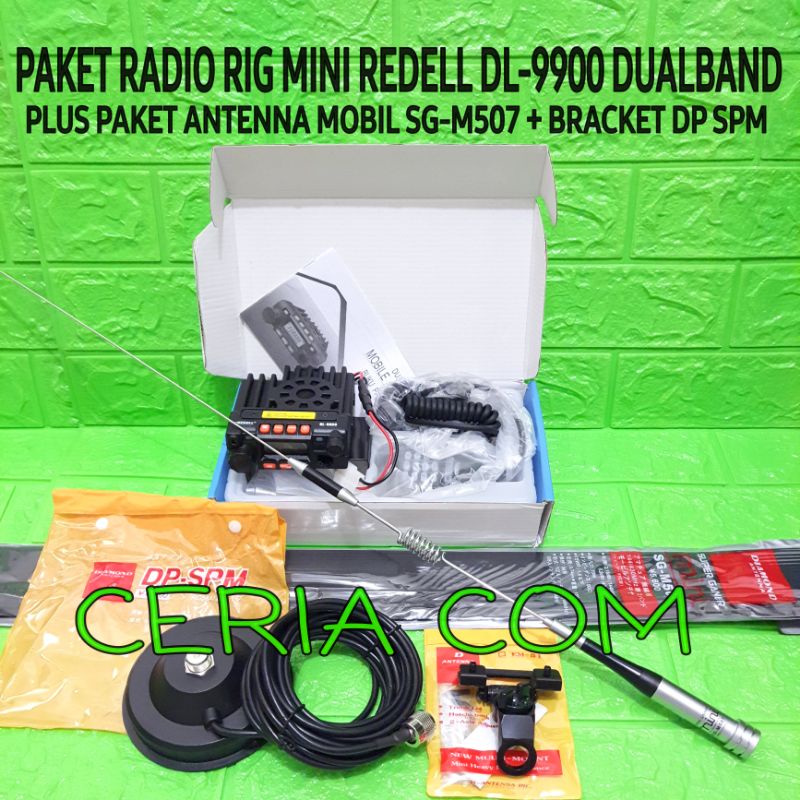 Jual RADIO RIG MINI REDELL DL9900 PLUS PAKET ANTENNA MOBL SG M507 PLUS ...