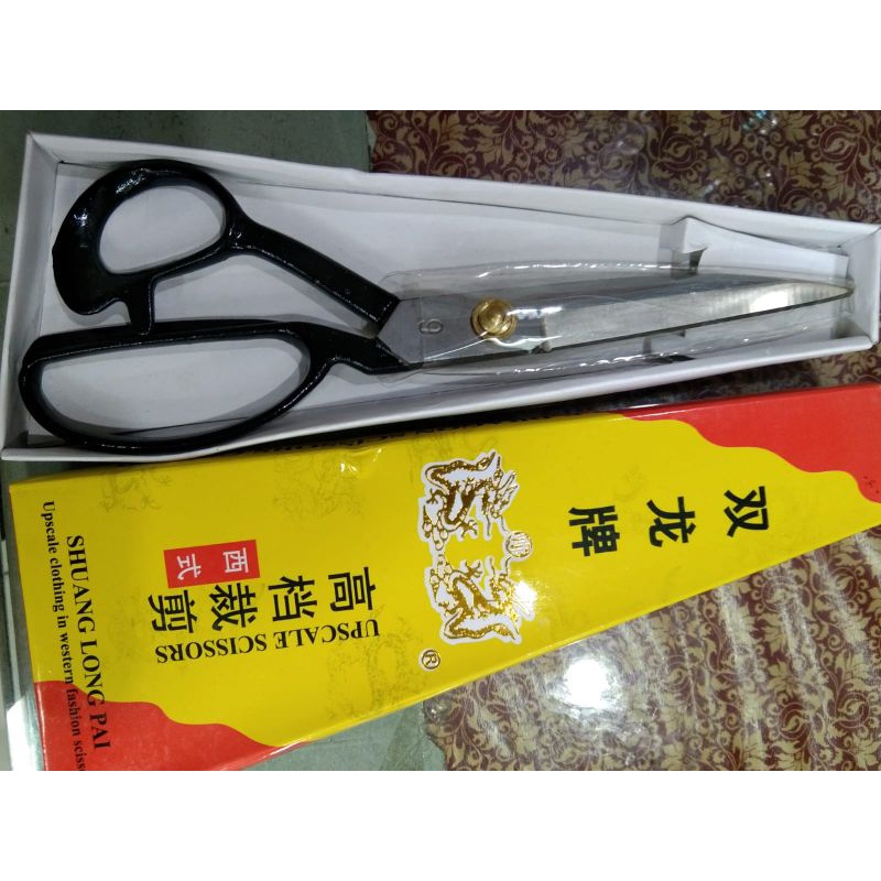 Jual Gunting Besi atau Baja Hitam Merek Double Dragon ORIGINAL | Shopee ...
