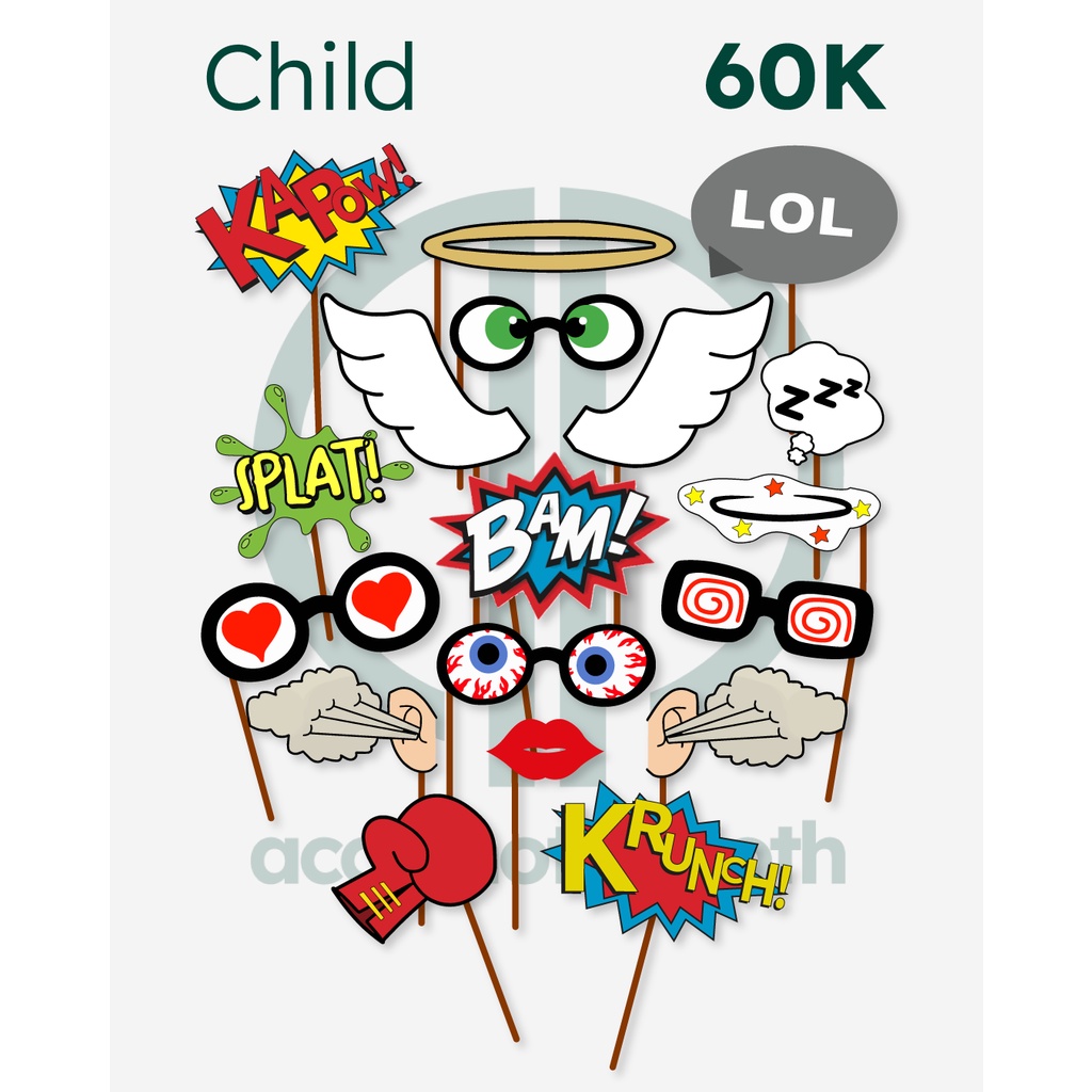 Jual Acc Photobooth Props Child | Shopee Indonesia