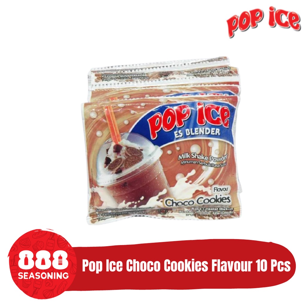 Jual POP ICE CHOCO BISCUIT FLAVOUR 10 SACHET | Shopee Indonesia