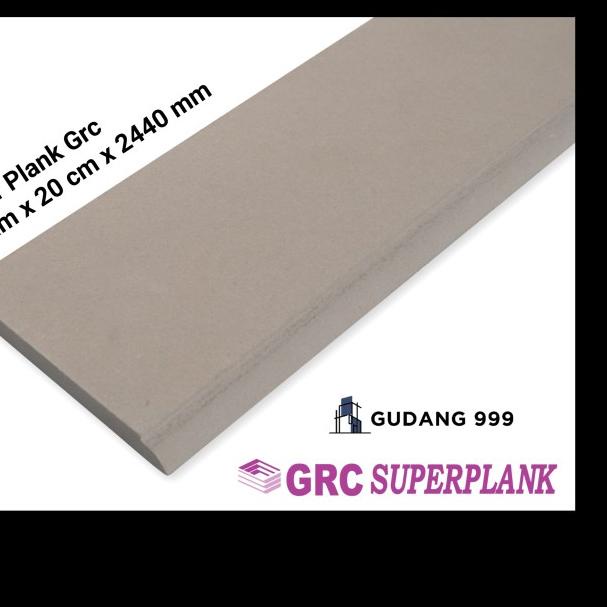 Jual SUPER PLANK GRC / LISPLANK POLOS 20 CM / LIS PLANG GRC ...