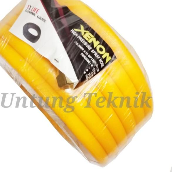 Jual XENON 10 Meter Selang Kompresor Kuning- High Pressure Spray Hose ...