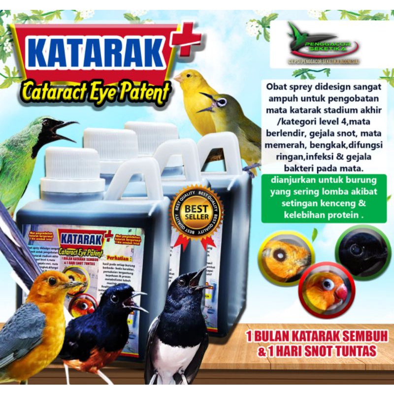 Jual OBAT KATARAK PATENT Vitamin Burung Anti Sakit Mata Merah Berlendir ...