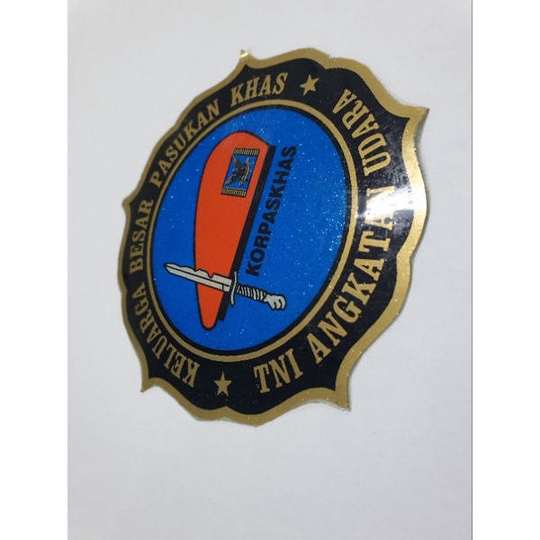 Jual Stiker Pvc Tipis logo Paskhas Tni Au | Stiker Kaca Tipis | Stiker ...