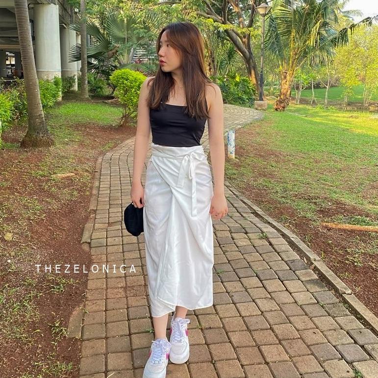 Jual Best Product ISABEL Rok Lilit Instant Midi dan Maxi Thezelonica ...