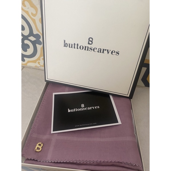 Jual Buttonscarves basic voal New no tag | Shopee Indonesia
