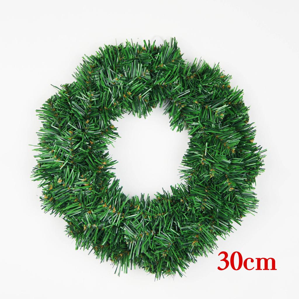 Jual HIASAN KRANS NATAL DEKORASI NATAL Christmas XMAS 30cm Krans BULAT ...