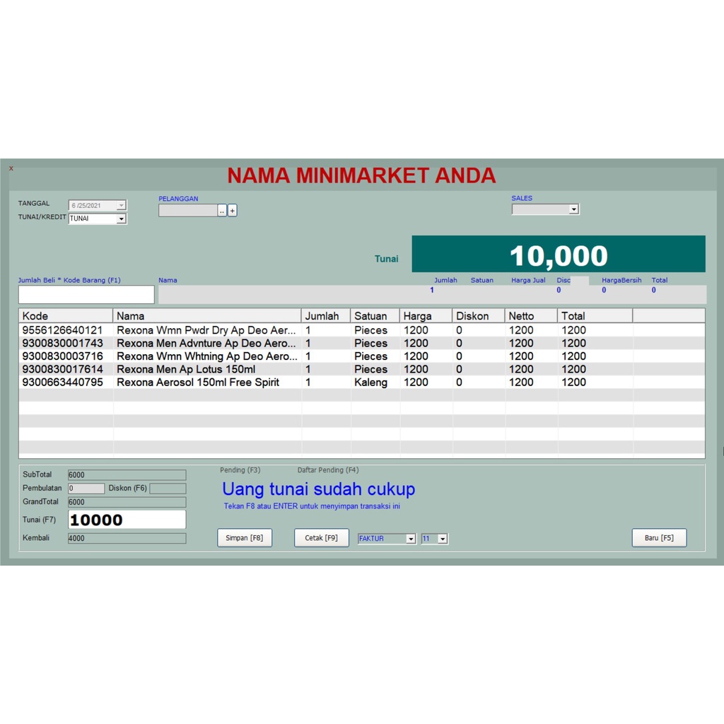 Jual Software toko minimarket ID MINIMAR POS SOLUTION | Shopee Indonesia