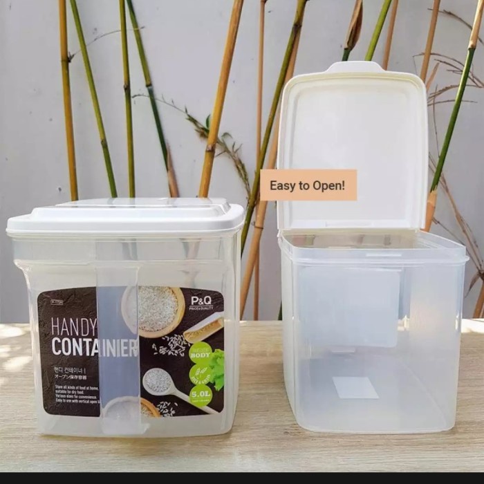 Jual Lock n Lock rice box grain cereal handy container 5L / 3L | Shopee ...