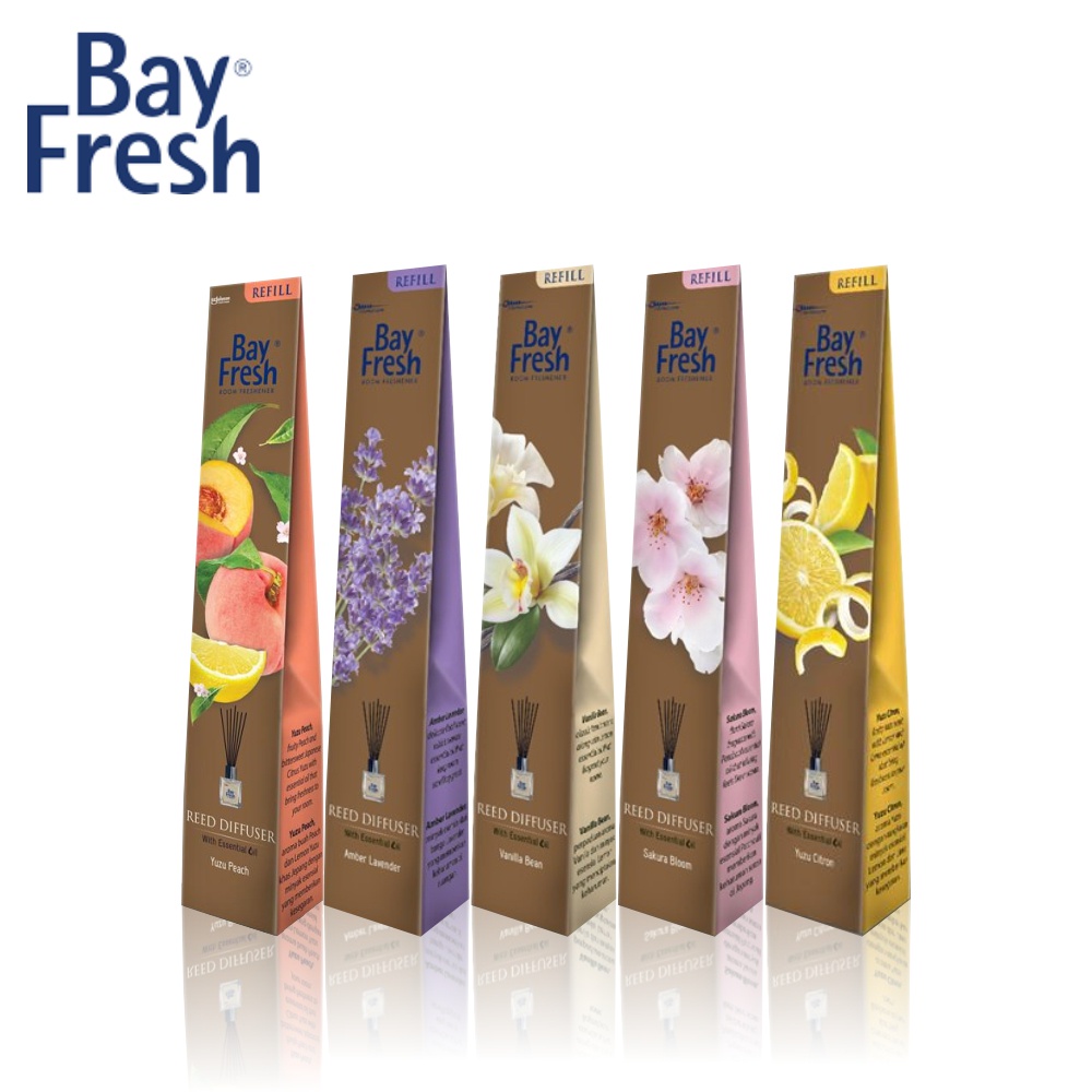 Jual Bayfresh Reed Diffuser Mint Eucalyptus & Heaven Aroma Dahlia Teh ...