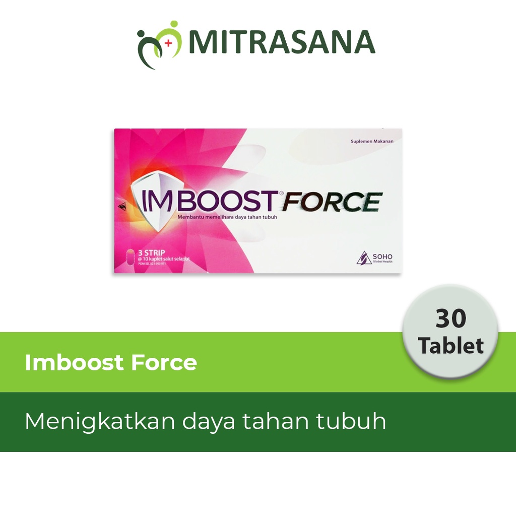 Jual Imboost Force - 30 Tablet - Suplemen Pemulihan Dari Sakit | Shopee ...