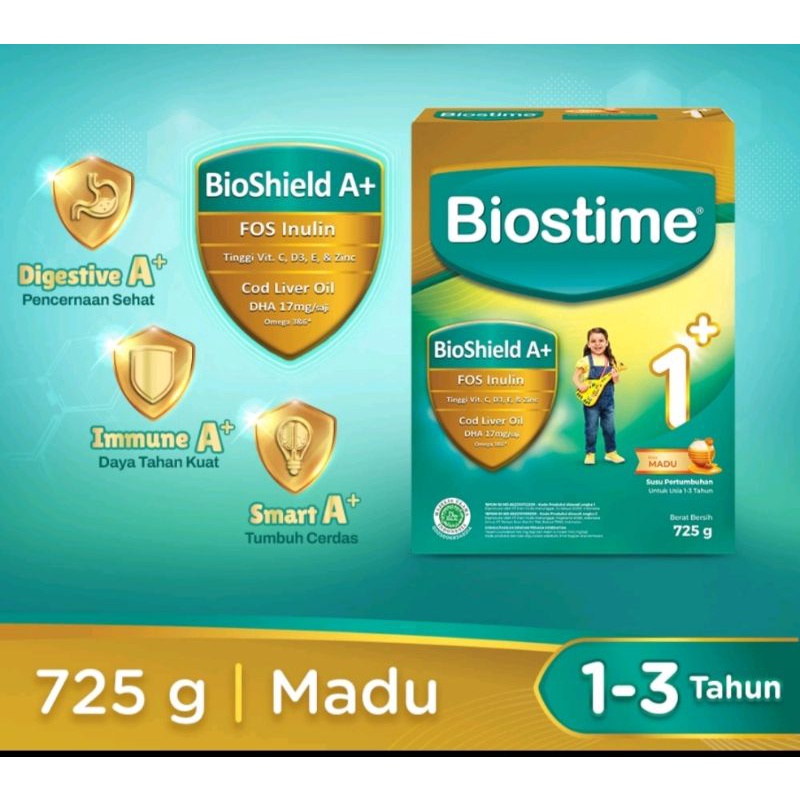 Jual Biostime 1+ Madu 725g | Shopee Indonesia
