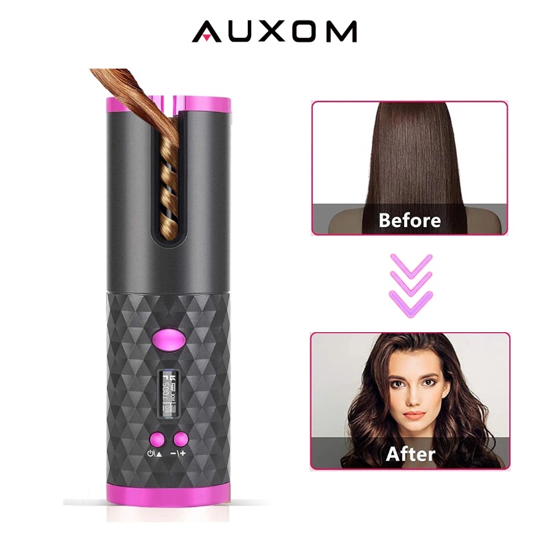 Jual AUXOM Set Alat Pengeriting Rambut Wireless Keriting Rambut ...