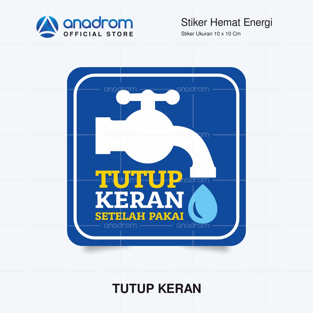 Jual Stiker Hemat Energi | Stiker matikan Listrik | Anadrom 3134 ...