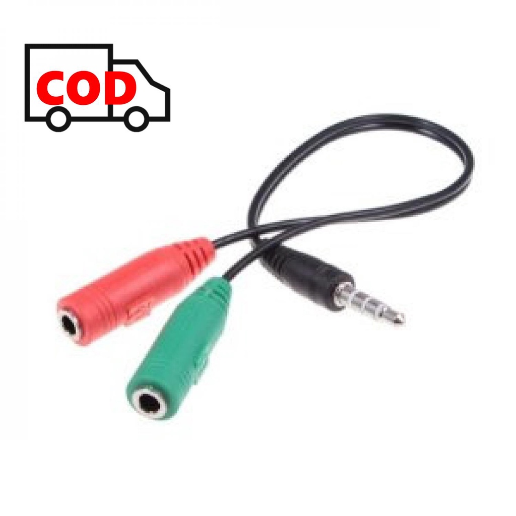 Jual Kabel Splitter Audio Komputer Laptop Hp Cable 3.5mm Male to ...