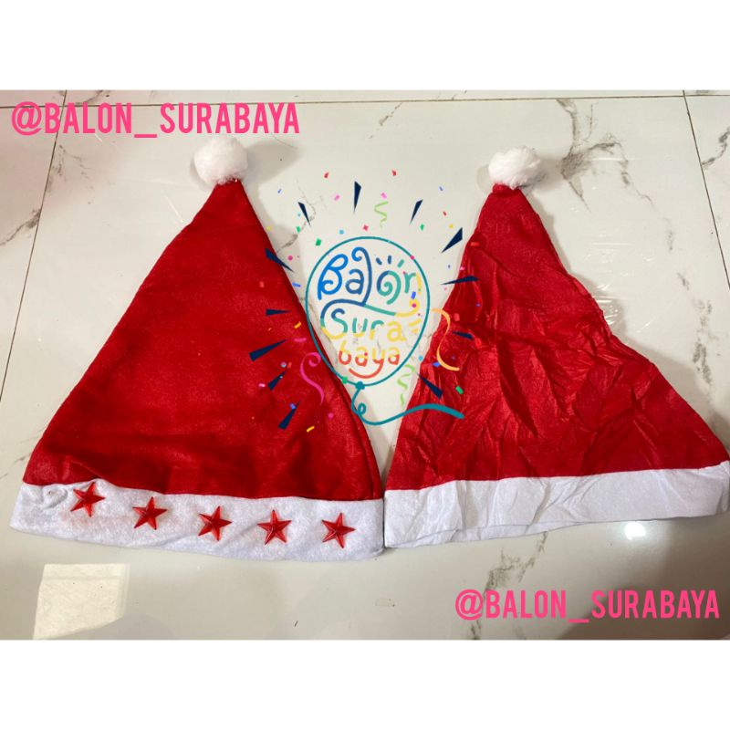 Jual Topi Natal / Topi Santa Merry Christmas | Shopee Indonesia