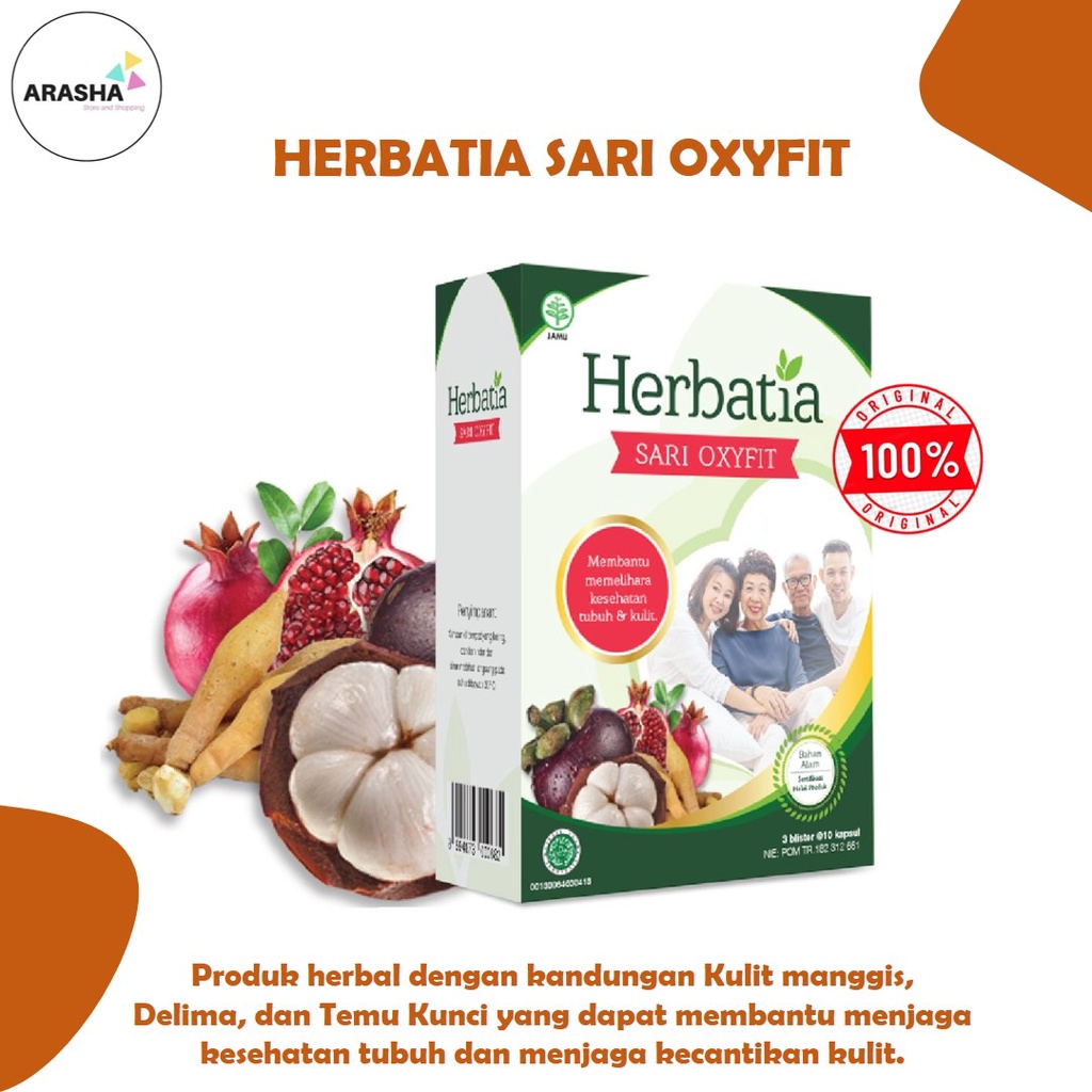 Jual HERBATIA SARI OXYFIT 30 KAPSUL - Extra Kulit Manggis dan Kulit ...