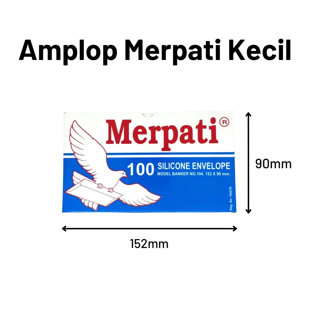 Jual Amplop Merpati ukuran Kecil isi 100 Lembar | Shopee Indonesia