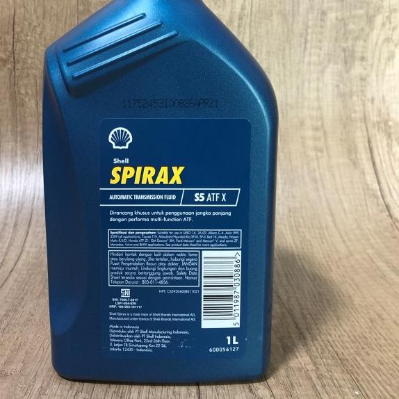 Jual Oli Transmisi Matic - Shell Spirax S5 ATF X / T-IV 1 Liter - Original | Shopee Indonesia