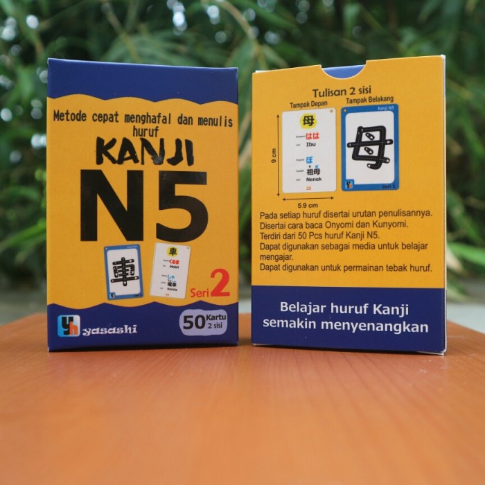 Jual (COD) Flashcard Kanji N5 Seri 2 - kondisi normal | Shopee Indonesia