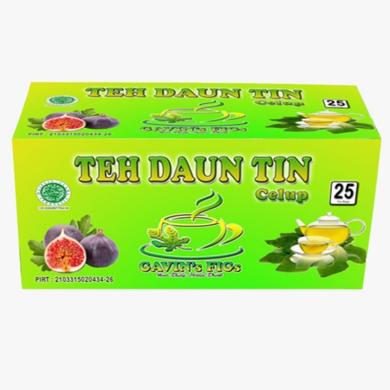 Jual teh celup daun tin, teh herbal, teh kesehatan (isi 25 bags ...