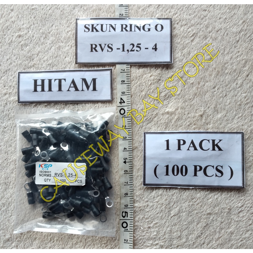 Jual SKUN RING O RVS 1,25 - 4 HITAM HARGA PER PACK ( 100 PCS ) | Shopee ...