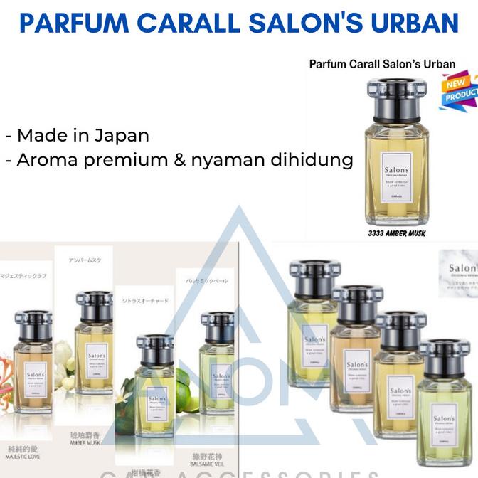 Jual Parfum Mobil Ruangan Cair Carall Salon's Urban Jepang Air Fresh Refill | Shopee Indonesia