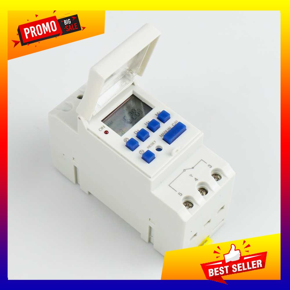 Jual Taffware Saklar MCB Timer Programmable Switch Relay 16A 220V 2000W ...