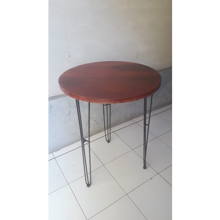 Jual meja bulat diameter 60 cm tinggi 75 cm | Shopee Indonesia