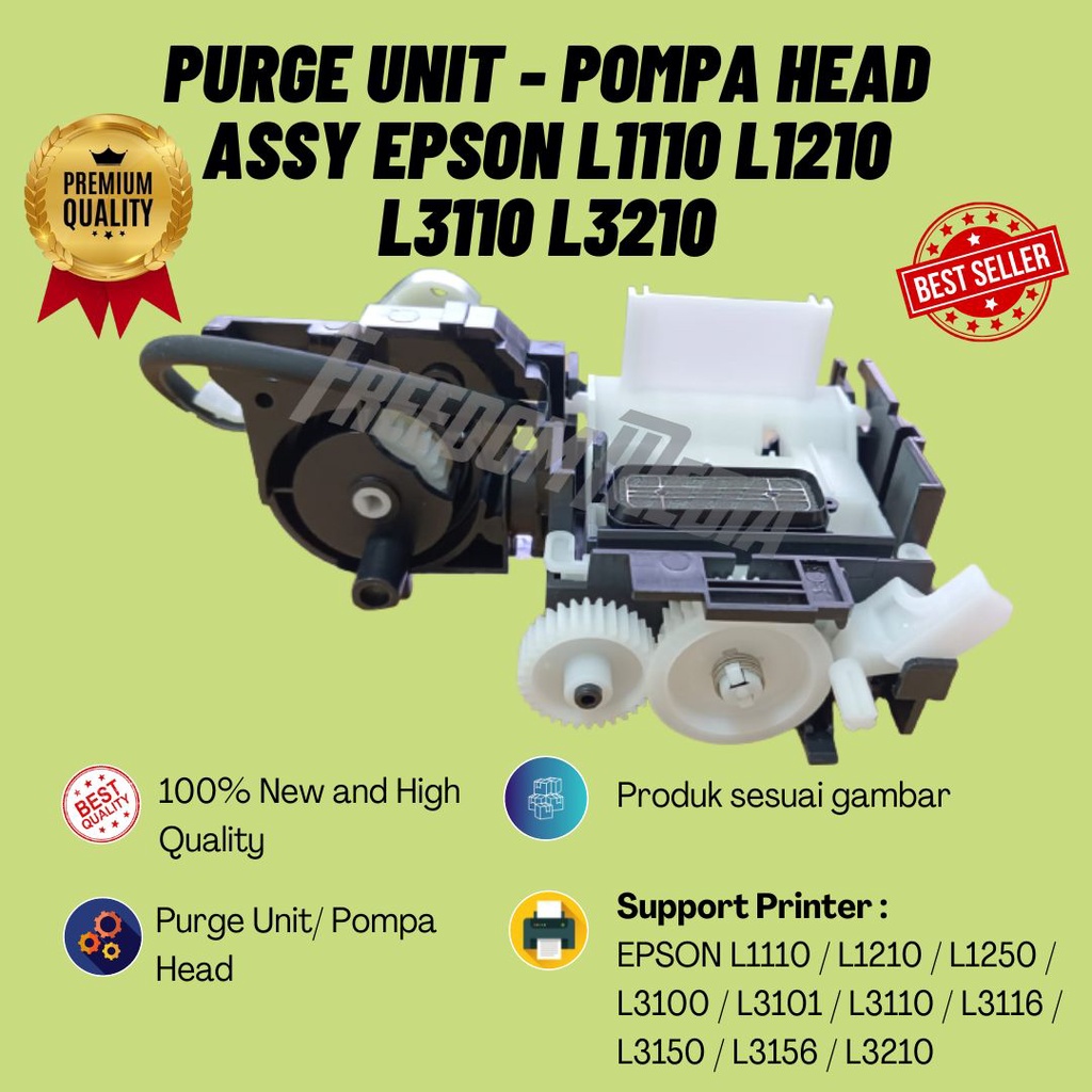 Jual Purge Unit - Pompa Head Assy EPSON L1110 L1210 L3110 L3210 L3150 ...