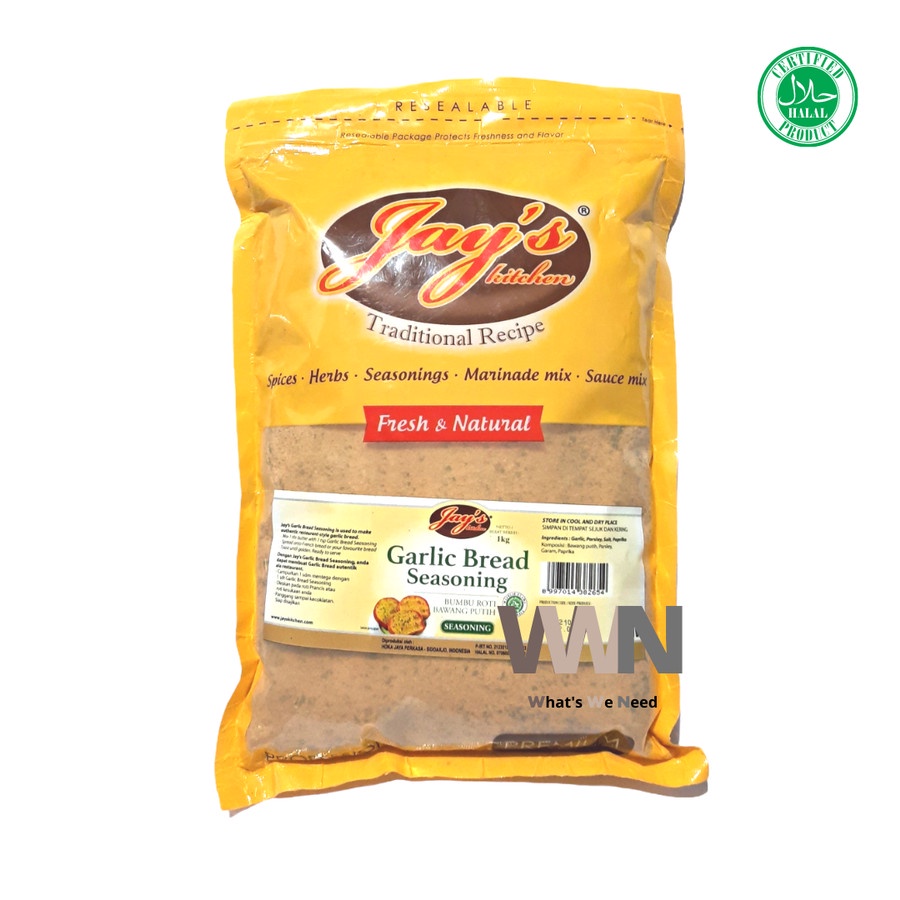 Jual Jay's Garlic Bread Seasoning 1kg - Bumbu Roti Bawang Putih ...