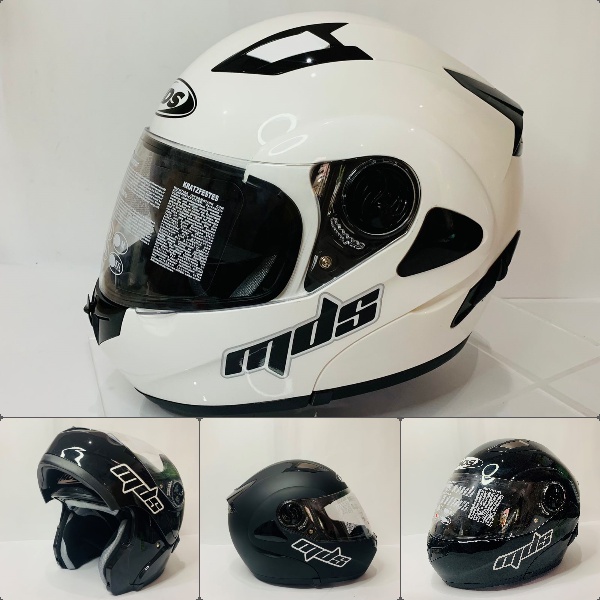 Jual HELM FULLFACE MODULAR MDS PRORIDER | Shopee Indonesia