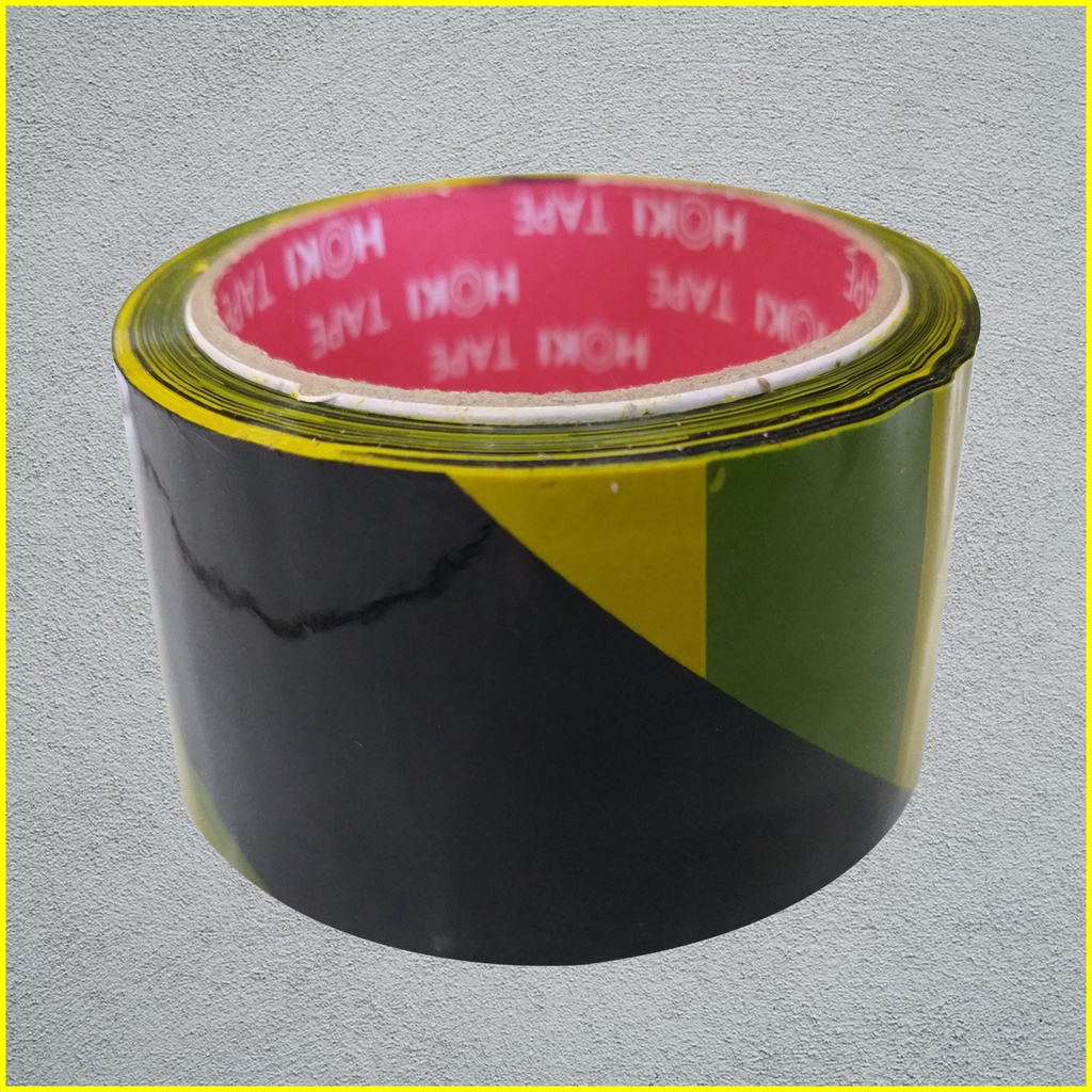 Jual Police Line Lem / Barricade Tape Kuning Hitam Garis Pembatas ...