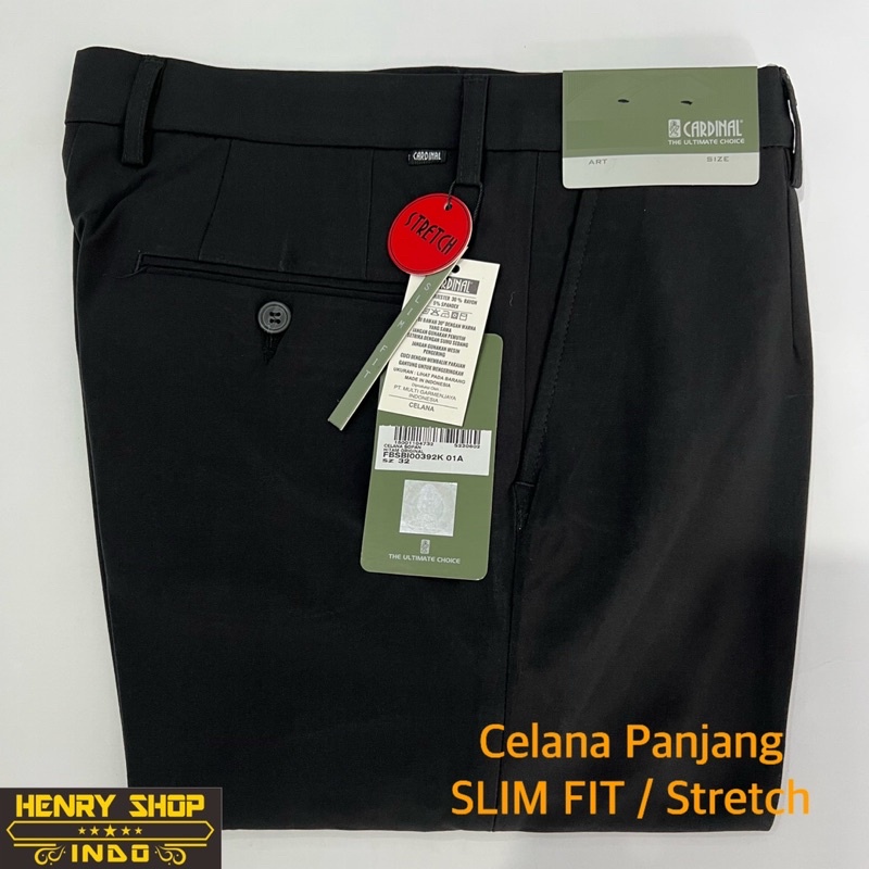 Jual Celana Formal Cardinal Slim Fit Bahan Stretch Original | Shopee ...