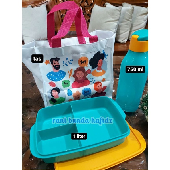 Jual Bekal Makan Lunch Set Coolteen Tupper...ware ORIGINAL | Shopee ...
