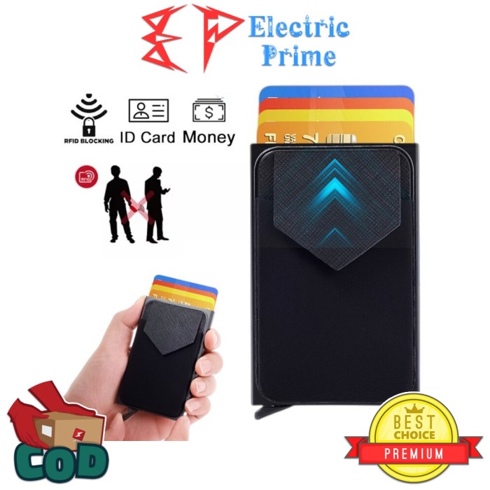 Jual Dompet Kartu Pop Up Card Holder Rfid Blocking Wallet Atm Anti ...