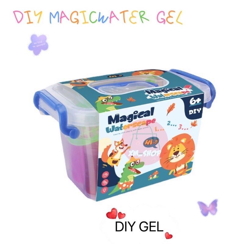 Jual Mainan Prakarya DIY Gel Magic Waterscape Waterseape Jelly Kado ...