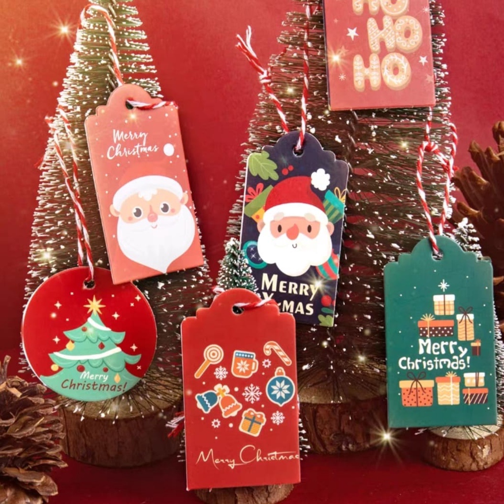 Jual Hangtag Natal/Hang Tag Merry Christmas/Hiasan Hampers Selamat ...