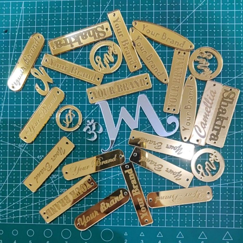 Jual Label Hijab Acrylic / Label Acrylic / Label Brand Akrilik | Shopee ...