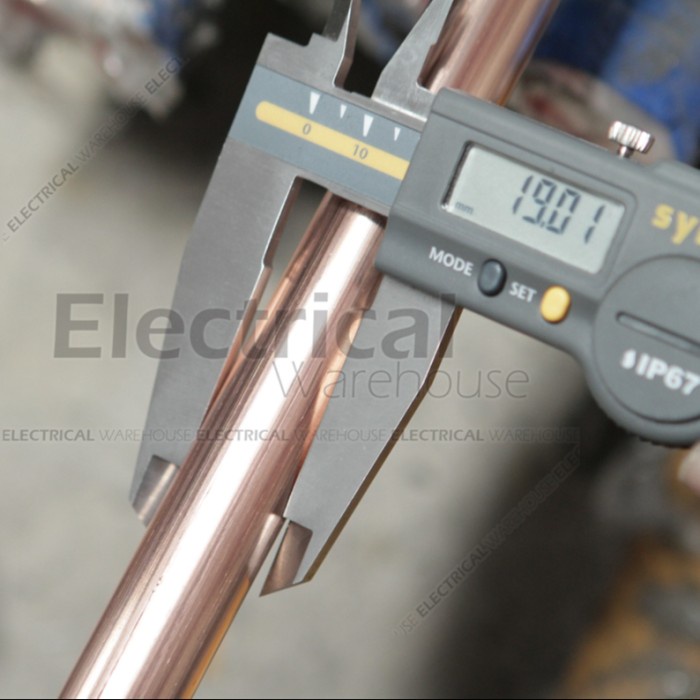 Jual Anti Petir Copper Rod 3/4 Full 19Mm 3 Meter ( Ground 19, Grounding ...